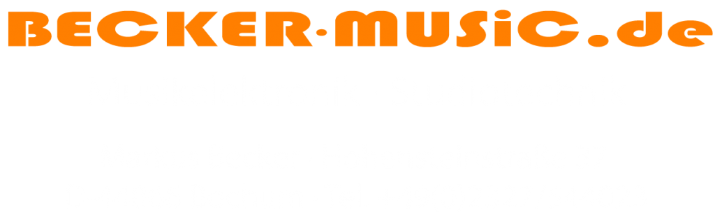 Impressum – becker-music.de